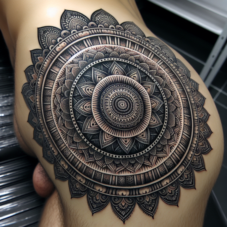 Exploring the symbolism of mandala shape tattoos