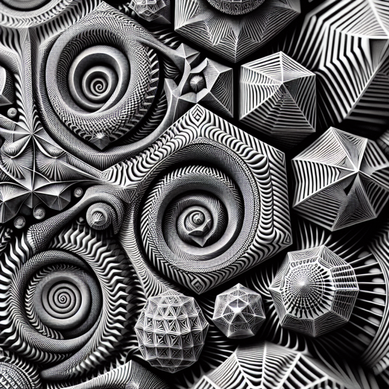 Mind-Bending Optical Illusion Shape Tattoos