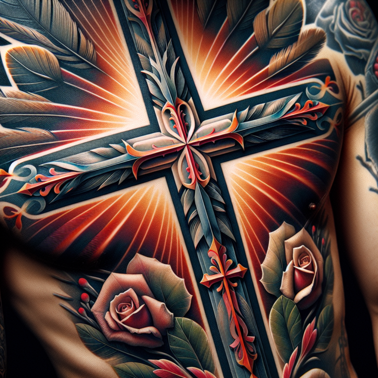 10 Unique Cross Shape Tattoo Designs