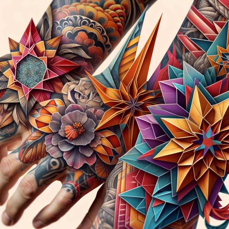 5 Stunning Origami Shape Tattoos to Inspire Your Next Ink