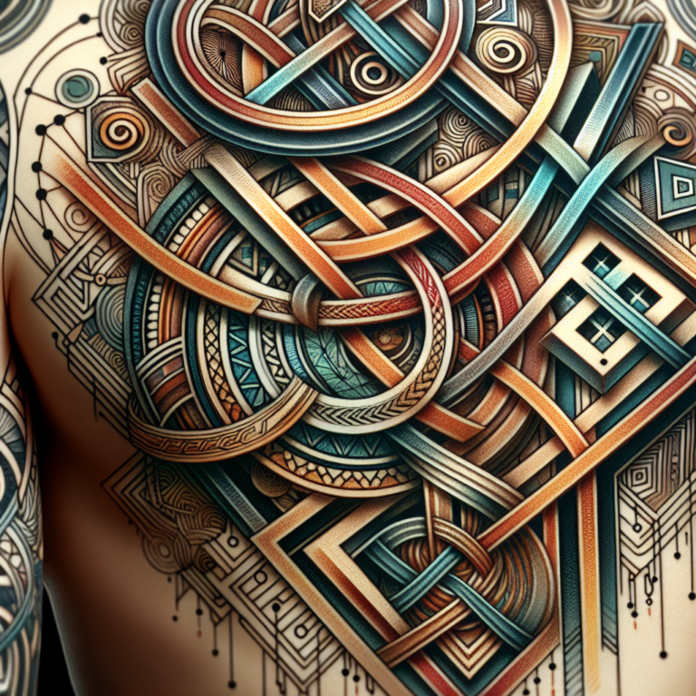 Unleashing Creativity with Interlocking Shapes Tattoos