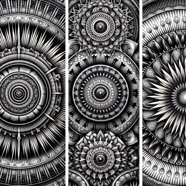 10 Mesmerizing Radiating Lines Tattoo Designs