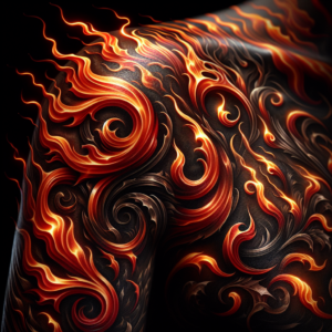 Fiery Tattoos: Exploring Flame Shape Designs