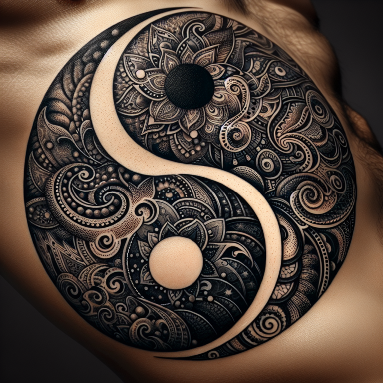 Finding Balance: The Beauty of Ying Yang Shape Tattoos