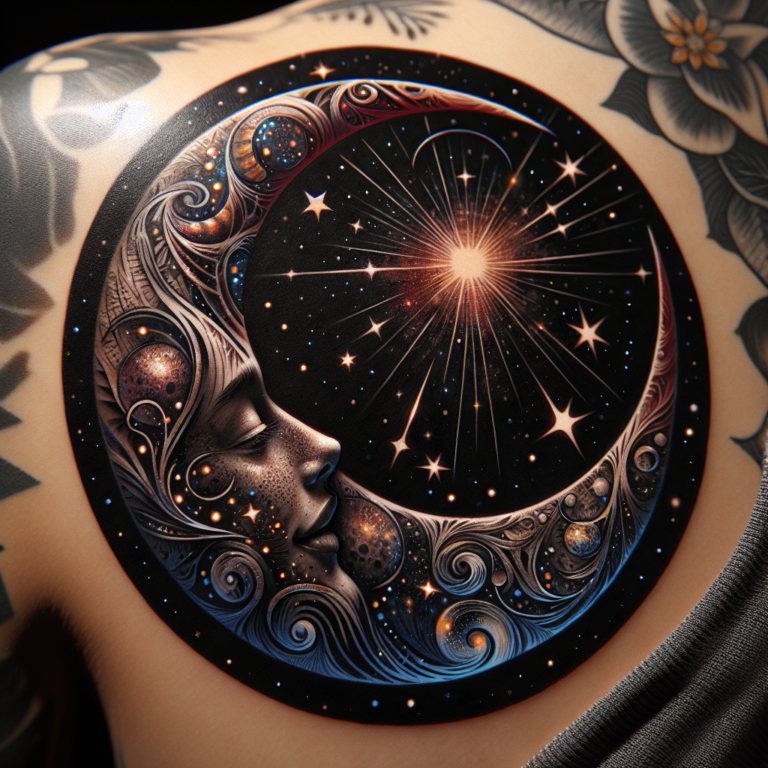 Celestial Ink: The Beauty of Crescent Tattoos