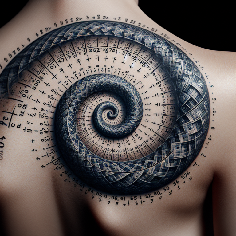 Ink Inspiration: Logarithmic Spiral Tattoos