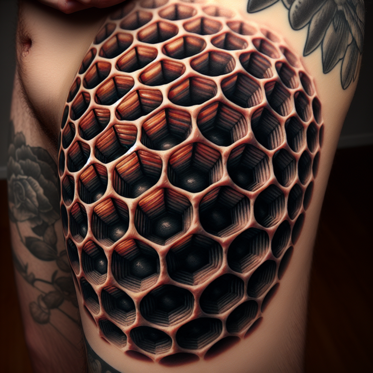 Exploring the Beauty of Honeycomb Tattoos