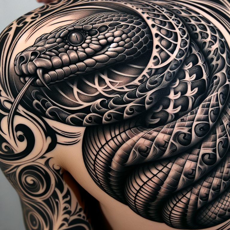 Snake Shape Tattoos: Symbolism and Meaning