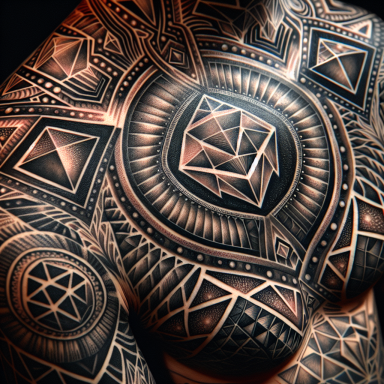 Unlocking the Symbolism of Diamond Shape Tattoos