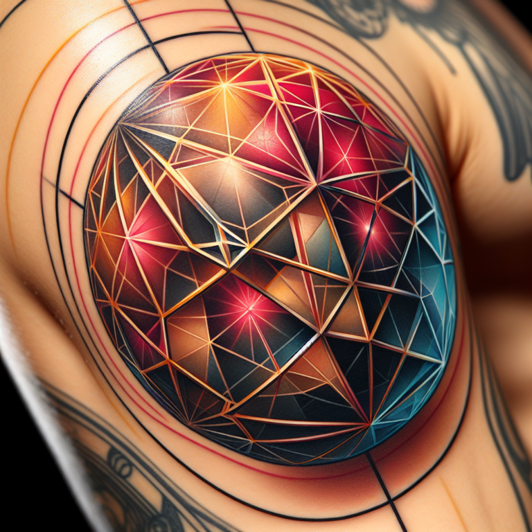 Geometric Elegance: Sphere Tattoos for the Modern Tattoo Enthusiast