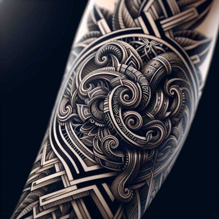Interlocking Shapes Tattoos: A Unique Twist on Traditional Ink