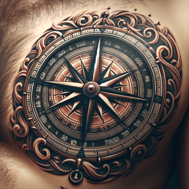 Exploring the Meaning Behind Compass Shape Tattoos