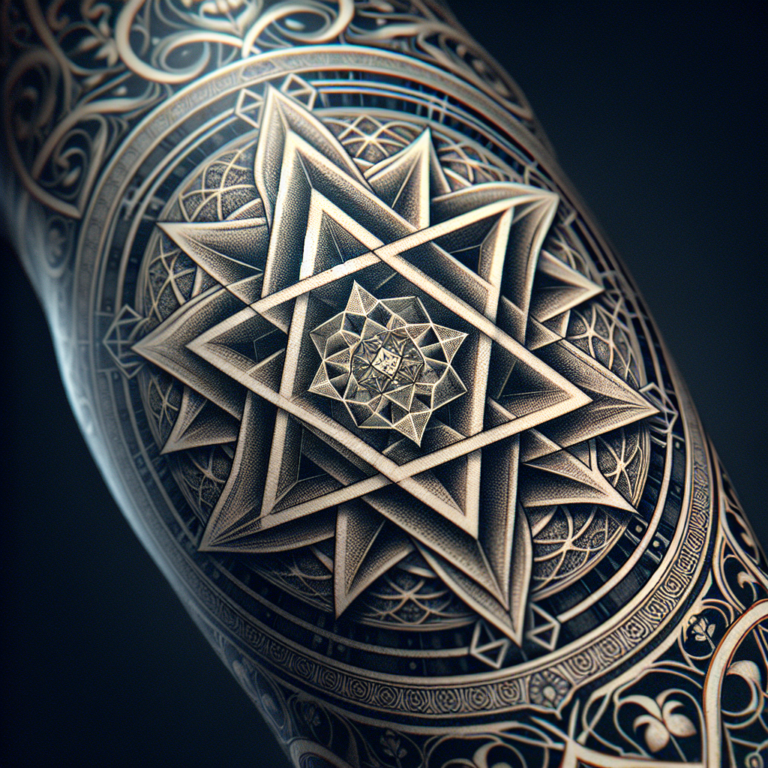 Merkaba Shape Tattoos: A Gateway to Higher Consciousness