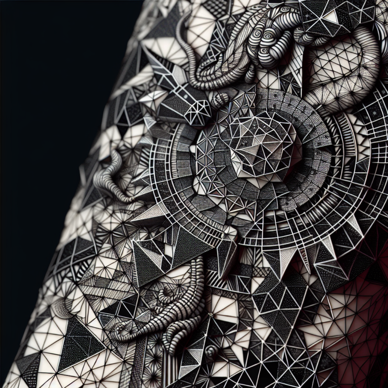 Polygon Tattoos: A Fusion of Geometry and Body Art